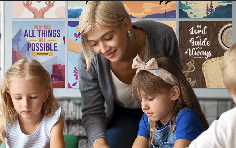 Encouraging Young Hearts: Why Every Classroom Needs Christian Posters ...